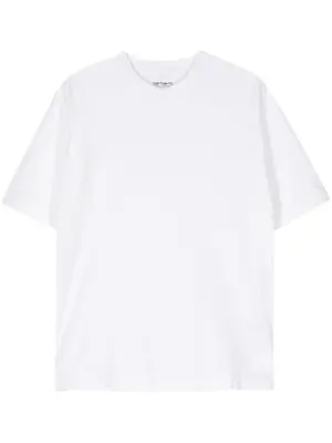 Carhartt Work In Progress Logo-patch Cotton T-shirt - White