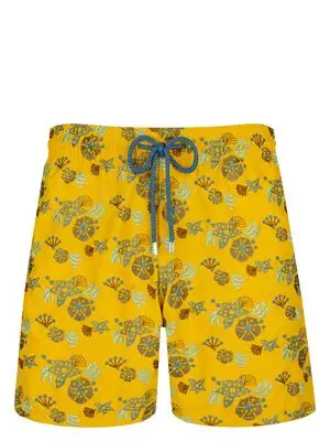 Vilebrequin Floral-embroidered Swim Shorts