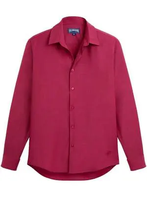 Vilebrequin Cool Turtle-embroidered Shirt - Purple