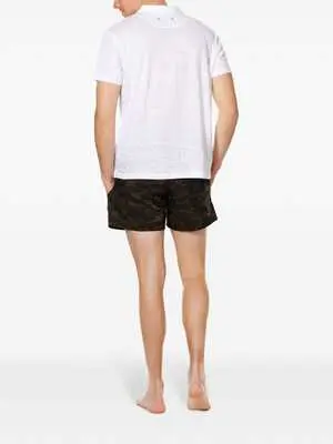 Vilebrequin Pyramid Linen Polo Shirt - White