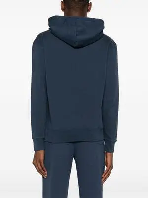 Maison Kitsuné Chillax Fox Cotton Hoodie - Blue