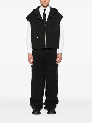 Off-White Strap-detailing Canvas Carpenter Trousers