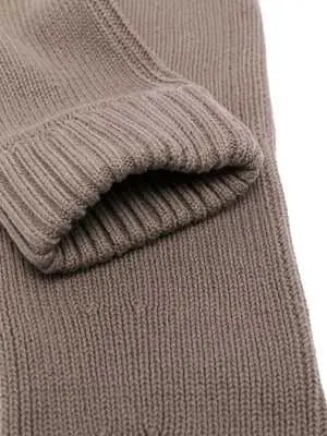 Our Legacy Ribbed-knit Gaiter - Neutrals