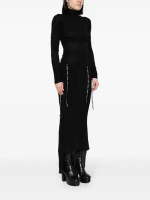 Vetements Logo-strap Roll-neck Top