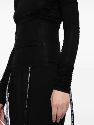 Vetements Logo-strap Roll-neck Top