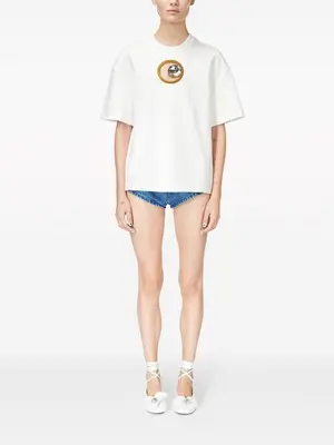 AREA Crystal-embellished T-shirt