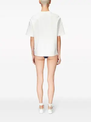 AREA Crystal-embellished T-shirt