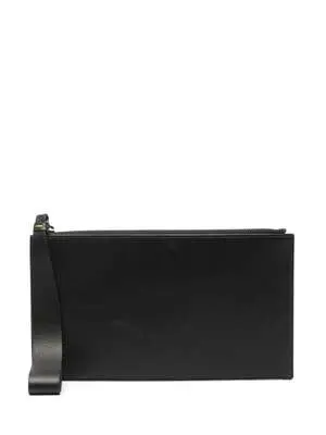 DOUCAL'S Smooth Leather Cardholder - Black