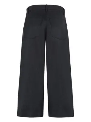 Balenciaga Wide-leg Cropped Trousers