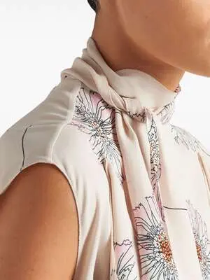 Prada Cameo Printed Midi Dress
