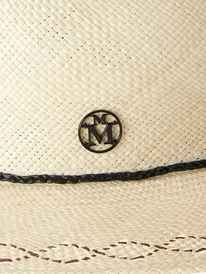 MAISON MICHEL Kyra Straw Fedora