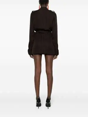 Saint Laurent Saharienne Mini Dress