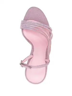 LE SILLA Scarlet 105mm Rhinestone-embellished Sandals