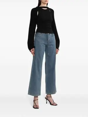 Still Here High-rise Wide-leg Jeans
