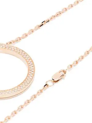REPOSSI 18kt Rose Gold Antifer Diamond Pendant Necklace