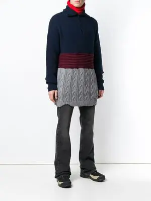 Balenciaga Layered High Neck Sweater