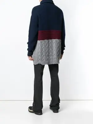 Balenciaga Layered High Neck Sweater