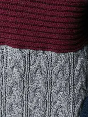 Balenciaga Layered High Neck Sweater