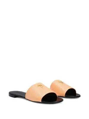 GIUSEPPE ZANOTTI Shirley Glitter Sandals - Orange