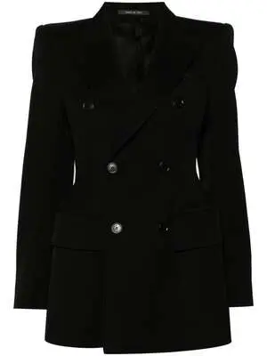 Balenciaga Straight Hem Blazers For Women