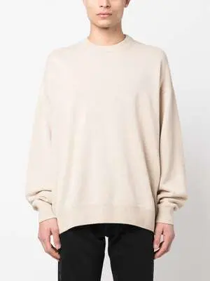 Balenciaga Logo-embroidered Cashmere Jumper