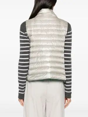 Herno Reversible Padded Gilet - Grey