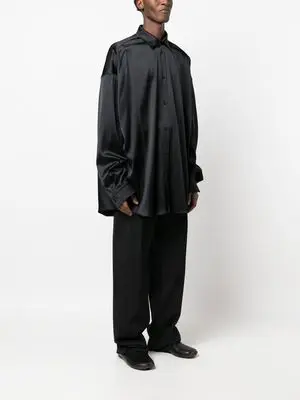 Balenciaga Oversized Long-sleeve Shirt