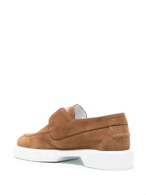 LE SILLA Yacht Suede Loafers