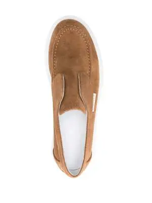 LE SILLA Yacht Suede Loafers