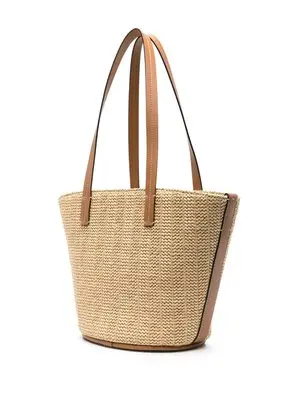 Moncler Small Hubba Raffia Tote Bag