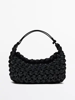Massimo Dutti Braided Leather Limited Edition Bag