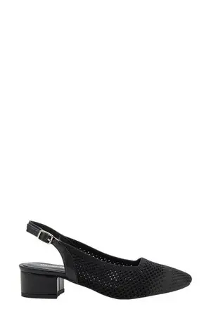 DAVID TATE Glenna Slingback Sandal - Black
