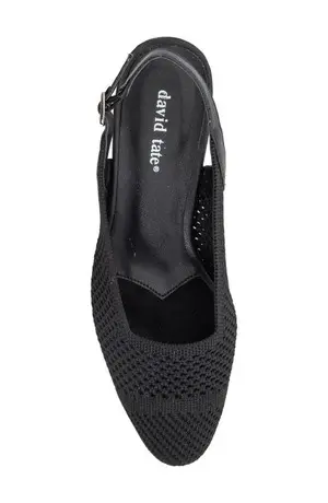 DAVID TATE Glenna Slingback Sandal - Black
