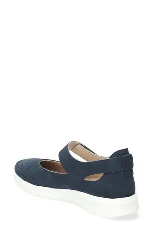 Mephisto Marsia Mary Jane Flat - Jeans Blue Bucksoft