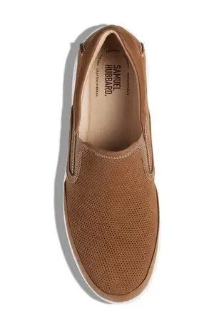 Samuel Hubbard Featherlight Olema Slip-on Sneaker - Nutmeg Nubuck