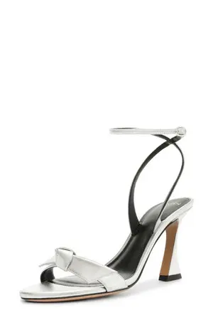 ALEXANDRE BIRMAN Clarita Bell Ankle Strap Sandal - Argento