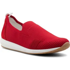 Women's Red Slip Sneakers