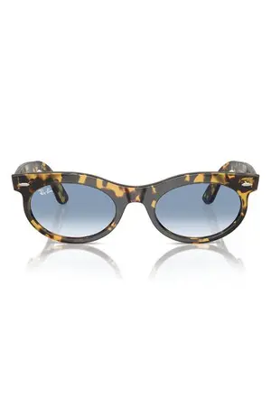 Ray-ban Ray-Ban Wayfarer Oval Sunglasses Mustard