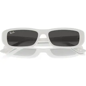 Ray-ban 55mm Pillow Sunglasses - White