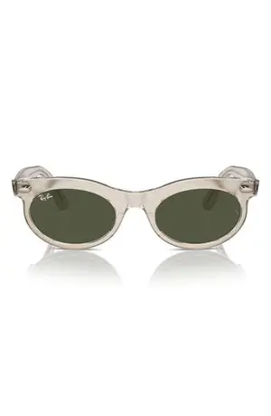 Ray-ban Wayfarer Oval Sunglasses - Waves Grey/green