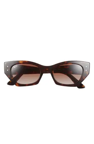 Ray-ban Zena Geometric Sunglasses - Havana