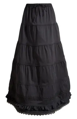 MISTRESS ROCKS Tiered Maxi Skirt