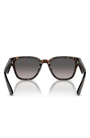 Prada 52mm Polarized Square Sunglasses