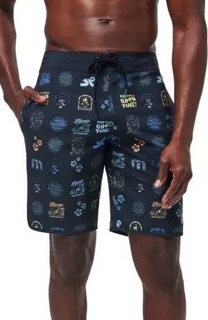 Travis Mathew Longboarders Swim Trunks