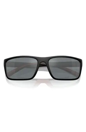 SCUDERIA FERRARI 59mm Rectangular Sunglasses - Black Grey