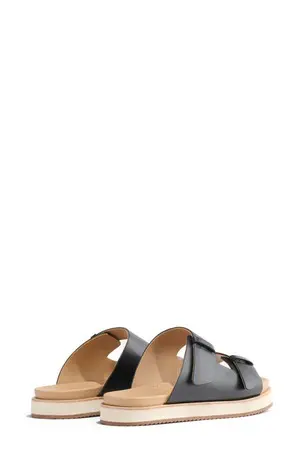 Nisolo Ella Go-to Platform Slide Sandal - Black