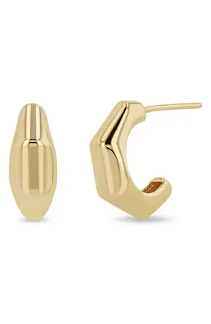 Zoe Chicco 14k Huggie Hoop Earrings - Yellow Gold