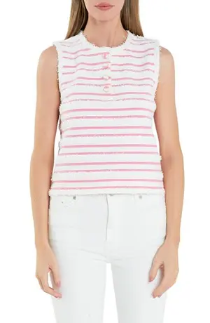 English Factory Striped Camis Tanks For Women
