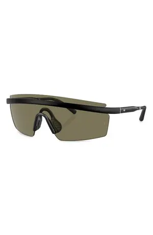 Oliver Spencer Roger Federer Shield Sunglasses - Matte Black