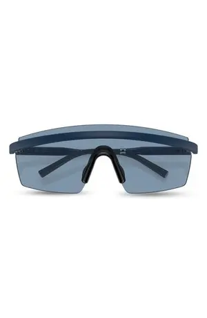 Oliver Spencer Oliver Peoples Roger Federer Shield Sunglasses Matte Blue